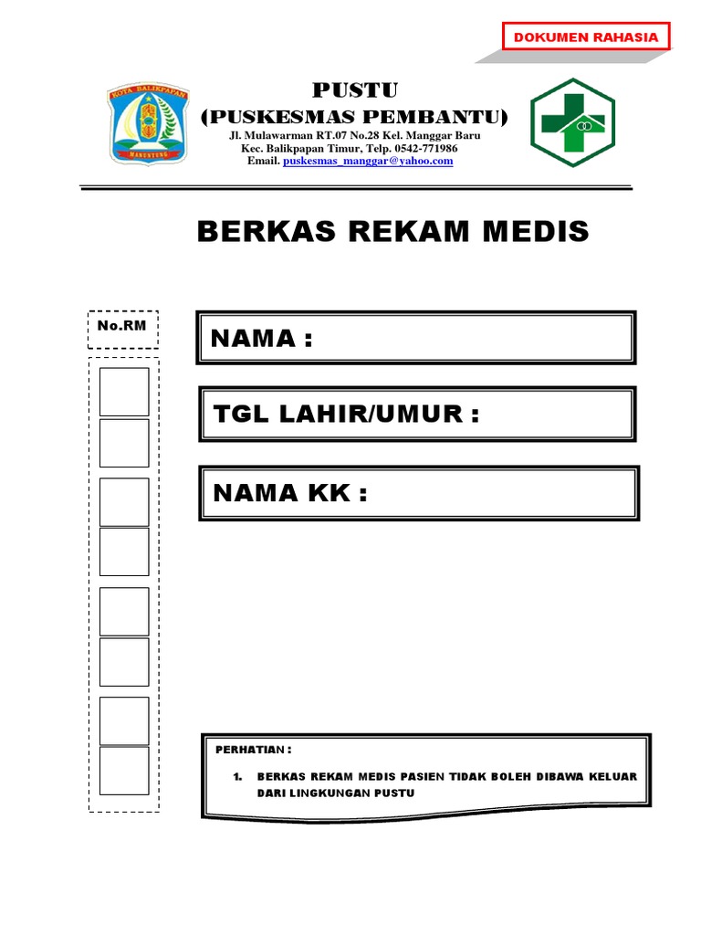 Sampul Rekam Medis Pustu | PDF