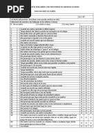 SCARED - Escala de Ansiedad en Español | PDF | Temor | Ajedrez