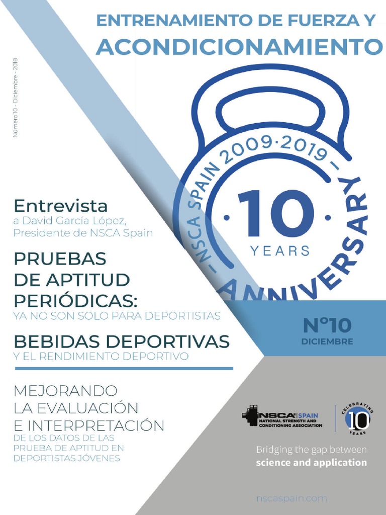 Journal 10 NSCA Spain Dic18 | PDF | Science | Salud y bienestar