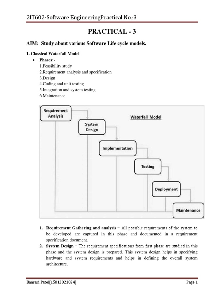 Software Life Cycle Models | PDF | Scrum (Software Development ...