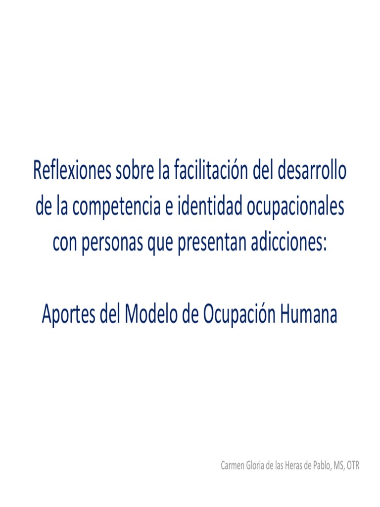 Reflexiones Personas Con Adicciones T El Moho PDF | PDF | Adaptación ...