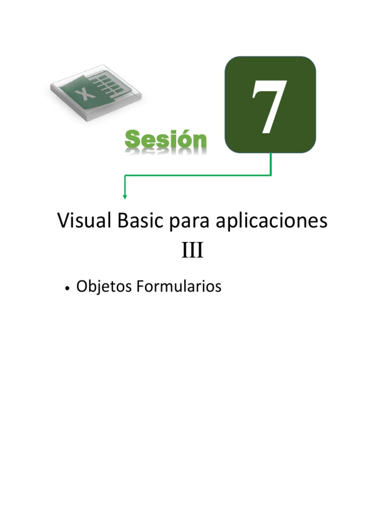 Formularios Vba Excel | PDF | Visual Basic para Aplicaciones | Microsoft Excel
