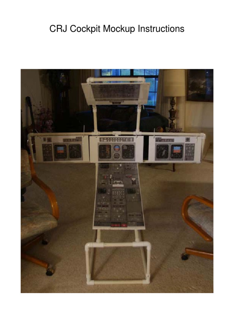Cockpit Mockup Instructions 737 | PDF | Equipment | Tools