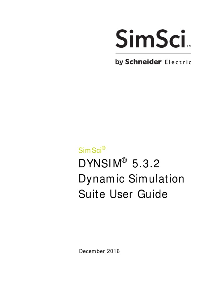 Dynamic Simulation Suite User Guide Pdf 5210