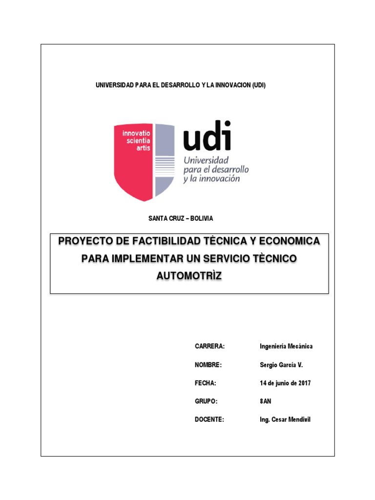 Proyecto de Factibilidad Tecnica y Economica | PDF | Salario | Mercado (economía)