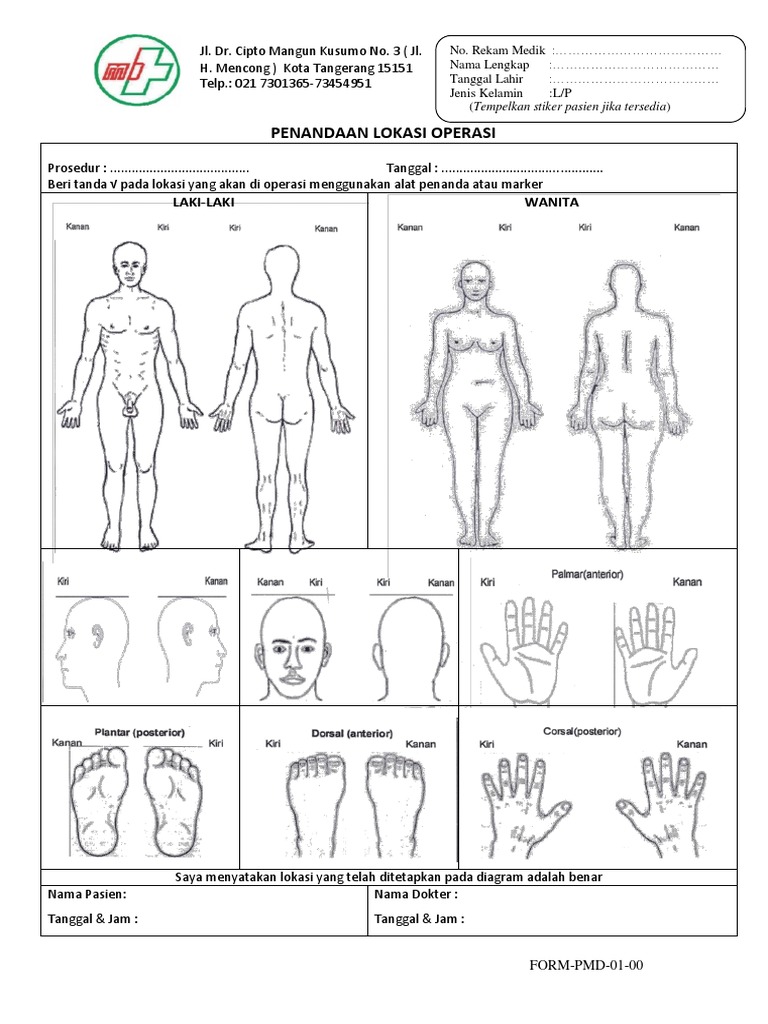 Penanda Lokasi Operasi REV-form-pmd-01-00 PDF | PDF