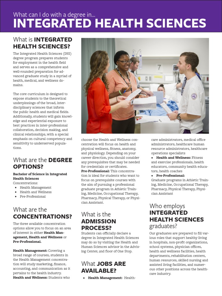 Integrated Health Sciences: What Is | PDF | Health Care | Physical Therapy
