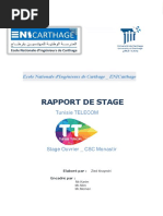Rapport Stage Tunisie Télécom | PDF | GSM | Télécommunication
