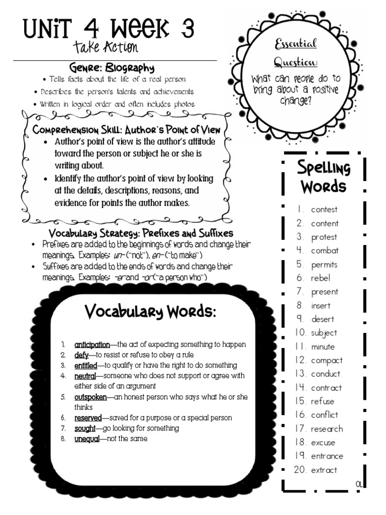 Spelling and Vocabulary Guide | PDF | Reading Comprehension | Cognition