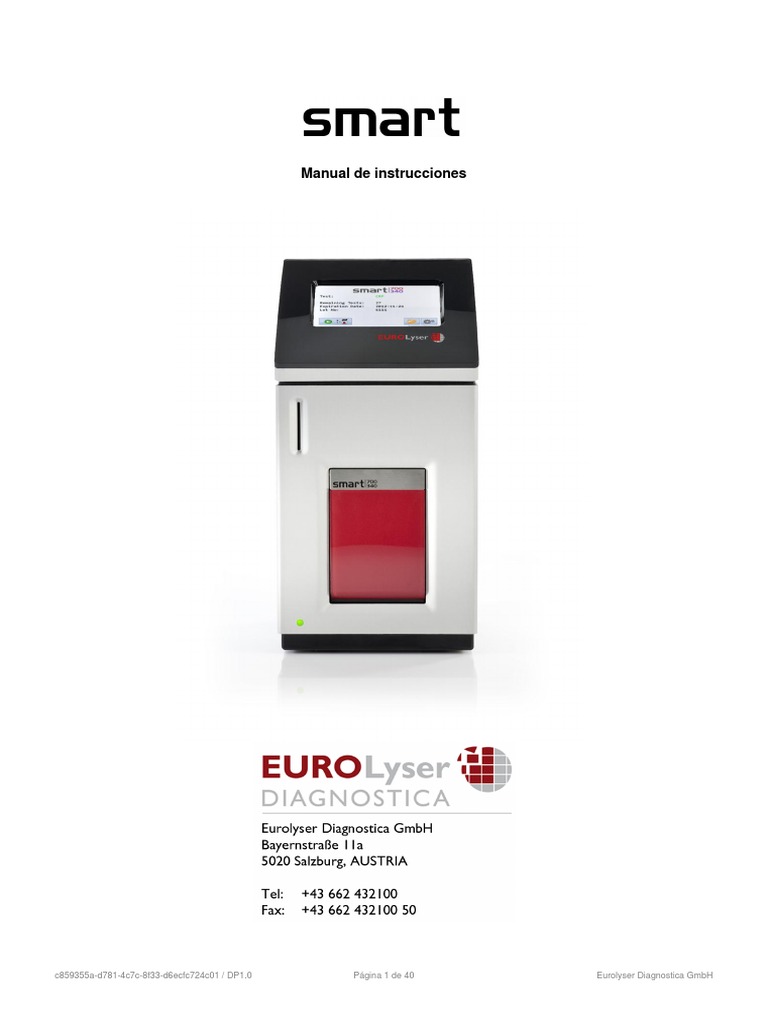 Smart V2 Manual de Instrucciones ES | PDF | Laboratorios | Diodo emisor ...