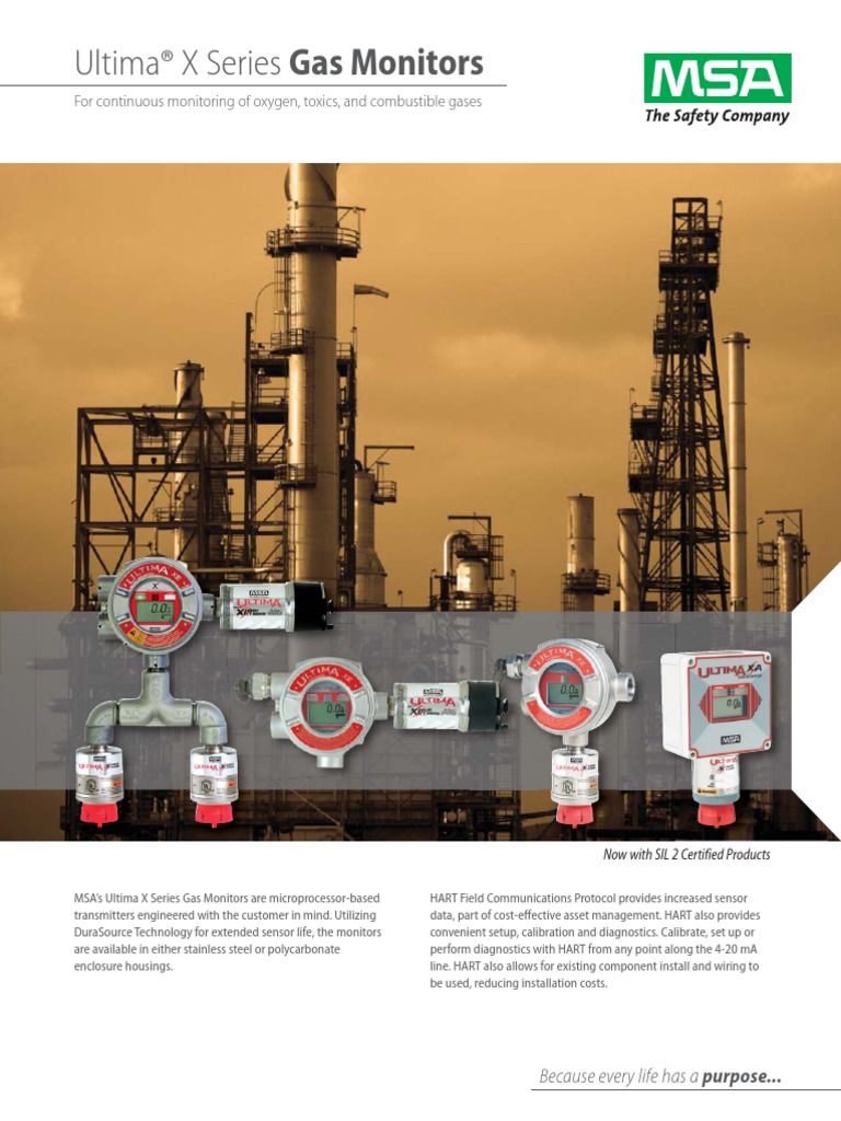 Ultima® X Series Gas Monitors: For Continuous Monitoring of Oxygen ...