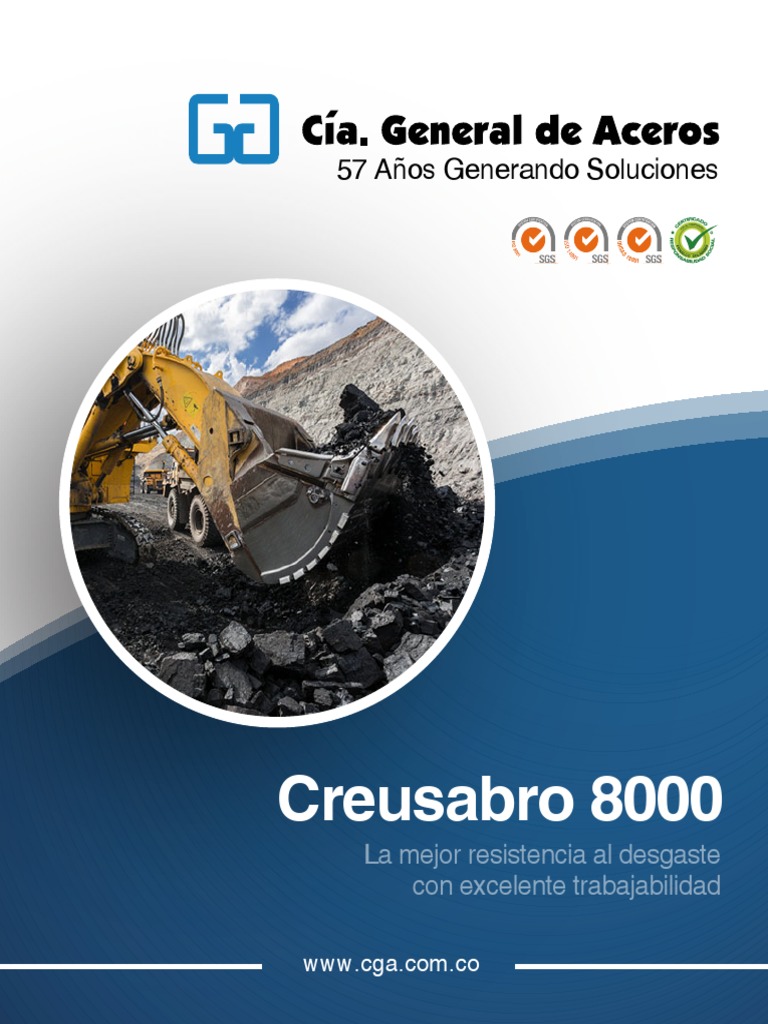 Creusabro 8000 | PDF | Soldadura | Construcción