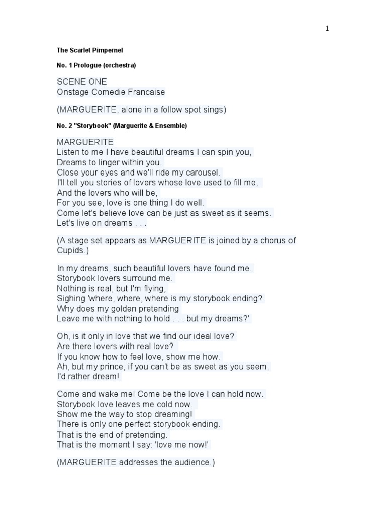 The Scarlet Pimpernel | PDF | Art | Poetry