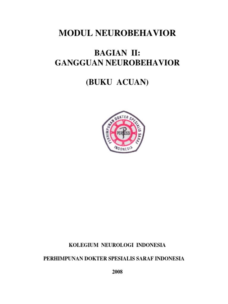 Modul Neurobehavior Buku Acuan | PDF