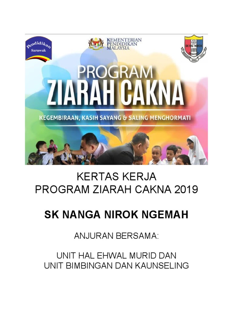 KERTAS KERJA Program Ziarah Cakna | PDF