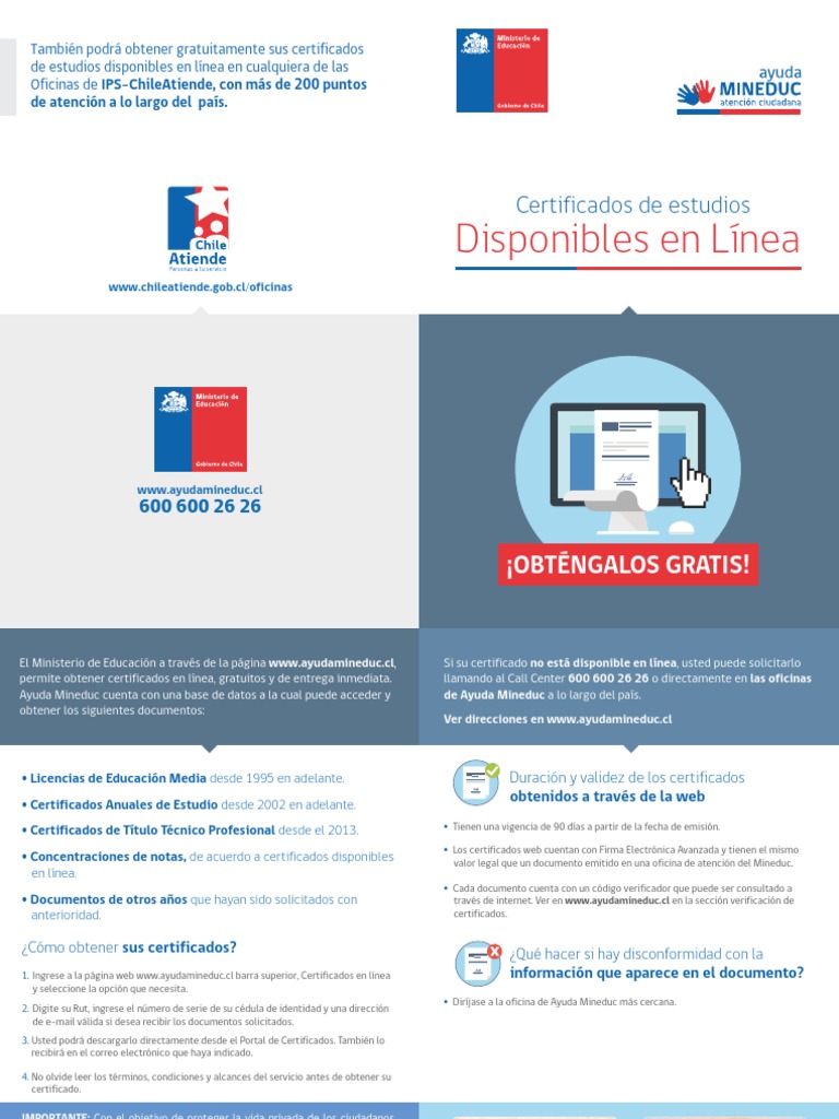 Certificados en Linea Web | PDF | Educación Secundaria | Informática