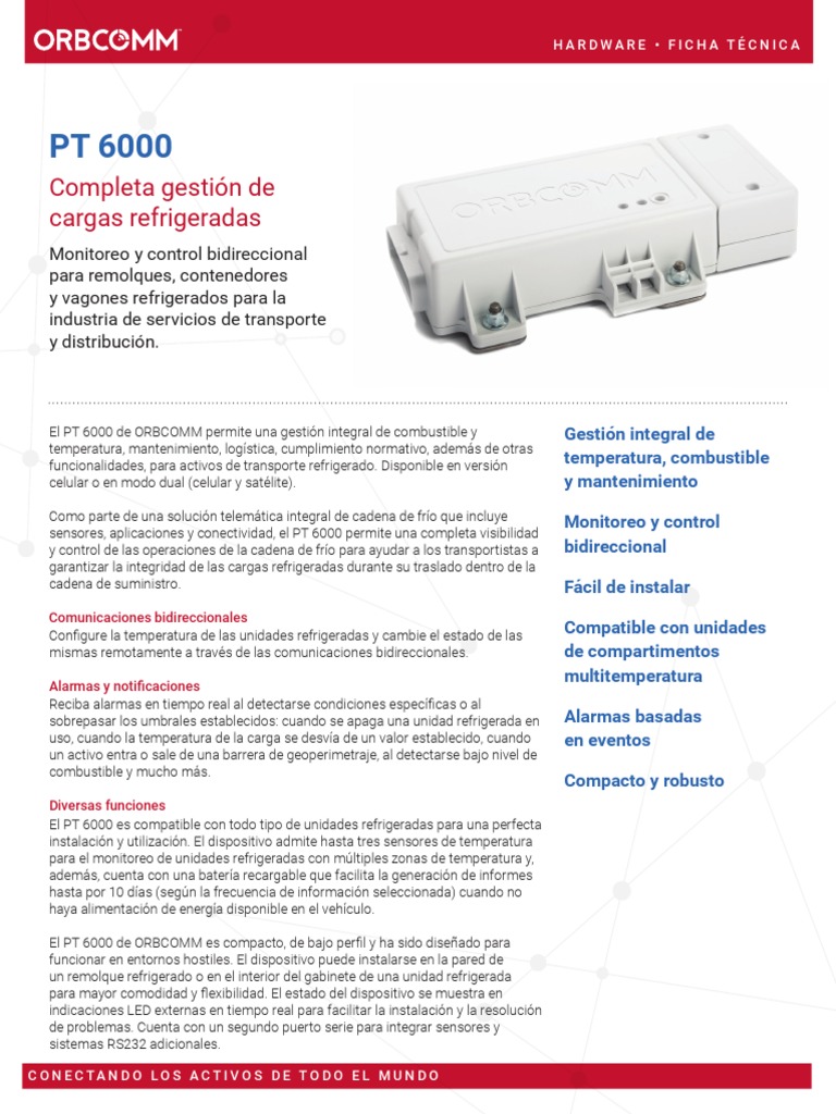 PT 6000 Es | PDF | Internet de las Cosas | Informática