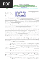 DENR Request Letter | PDF