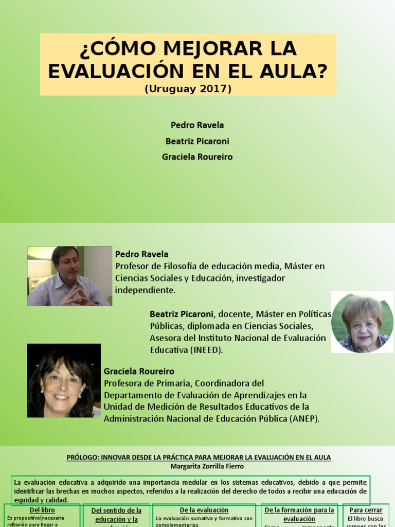 Cómo Mejorar La Evaluación en El Aula | PDF | Evaluación | Maestros