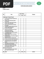 Form Checklist Kotak p3k | PDF