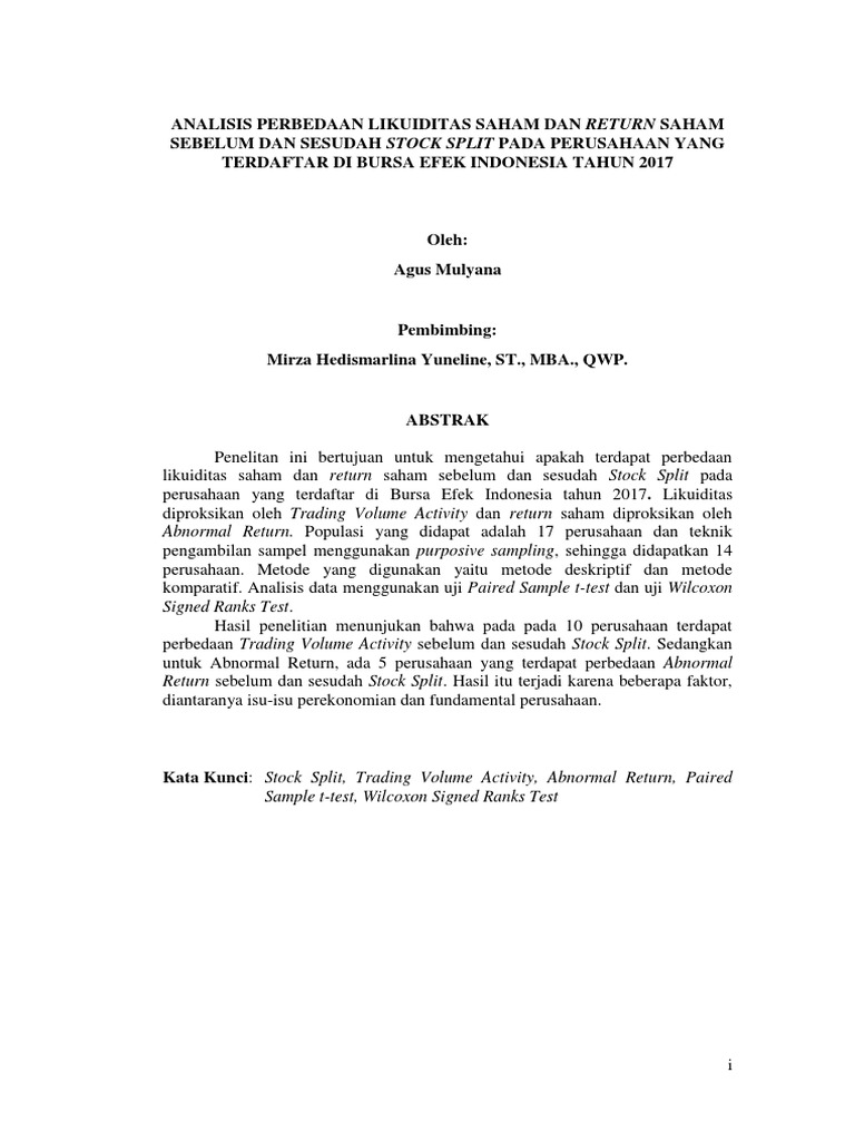 Abstrak Dan Kata Pengantar | PDF