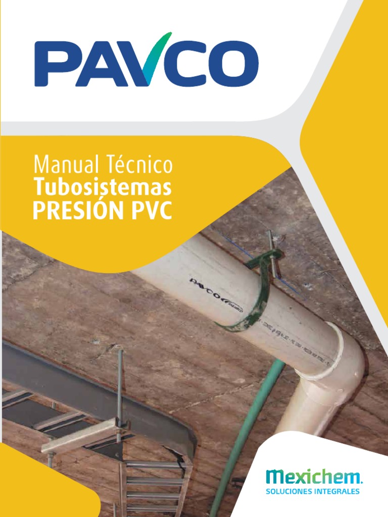 PAVCO Presion PVC PDF | PDF | Tubería (transporte de fluidos) | Soldadura