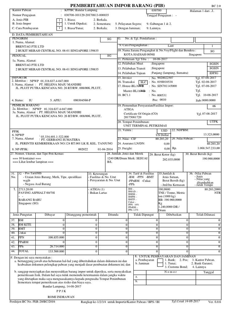 Draft Pib Helena | PDF