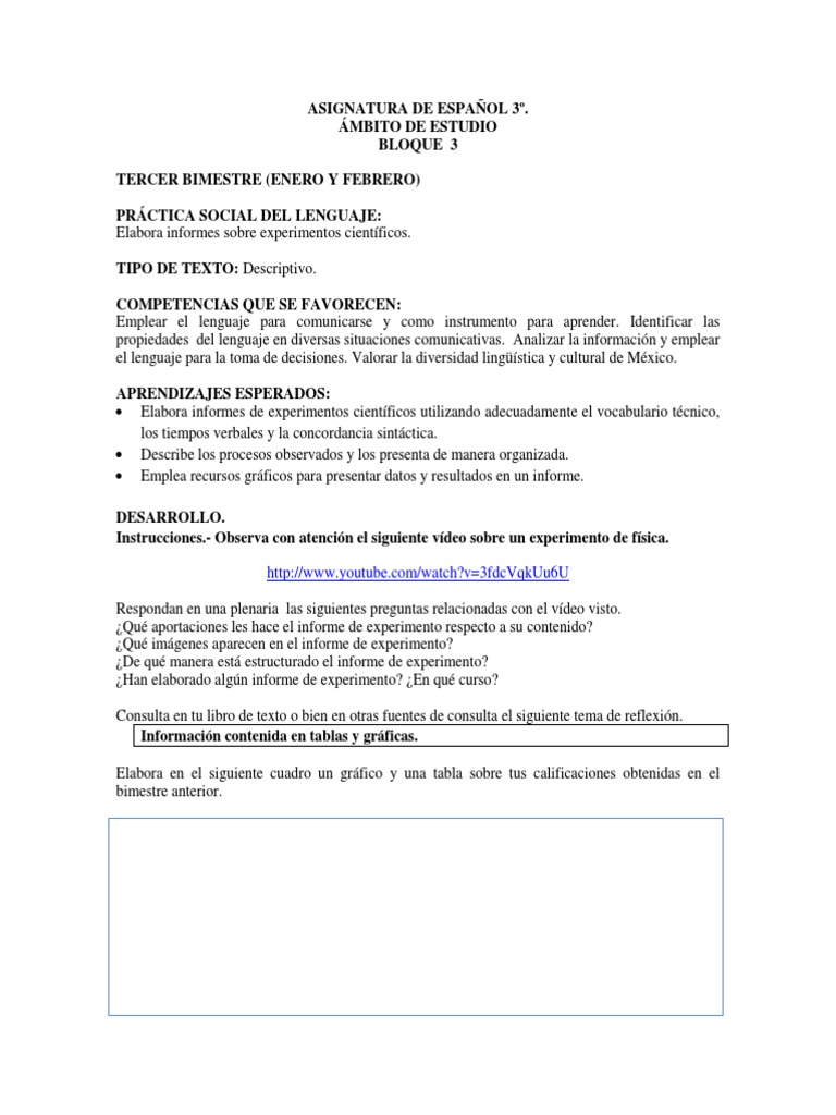 Asignatura de Español 3º | PDF | Información | Puntuación