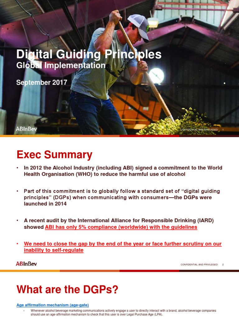 Digital Guiding Principles - Responsible Marketing | PDF | Facebook ...