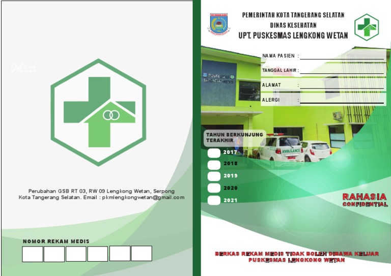 Desain Map Rekam Medis Puskesmas | PDF
