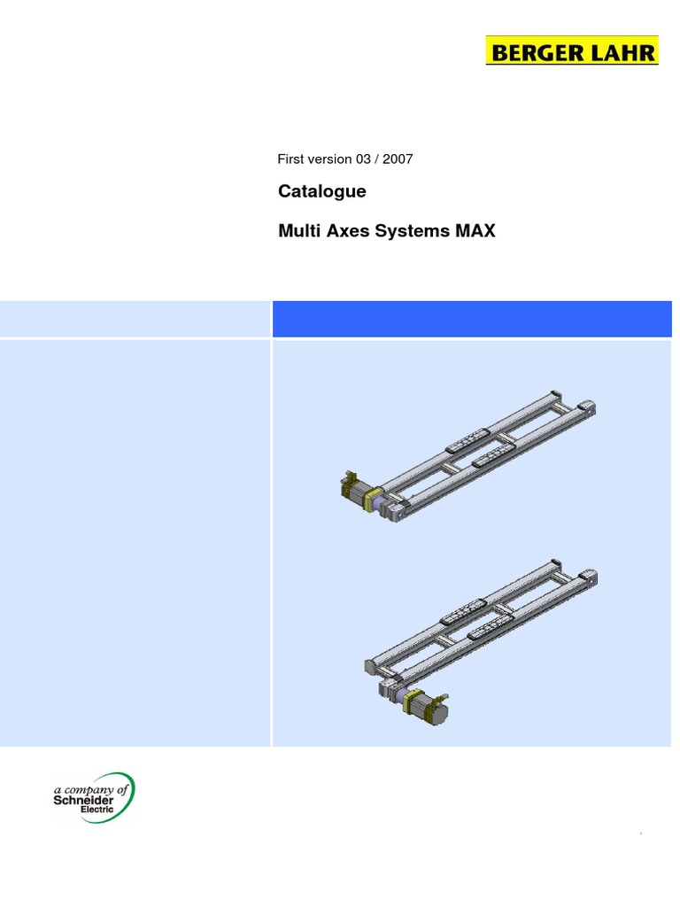 Catalogue: Multix Axes Systems MAX | PDF | Torque | Rotation Around A ...