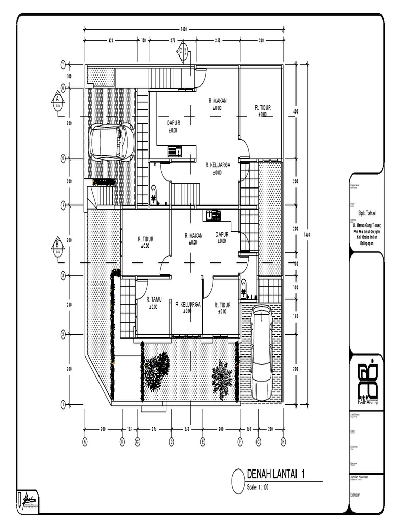 Ded-Denah lt.1 | PDF