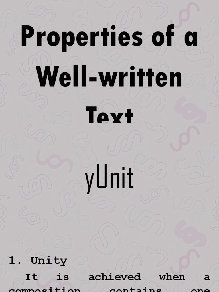 Properties of A Well-Written Text | PDF | Planets | Pluto