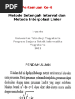 Rumus Interpolasi | PDF | Komputer