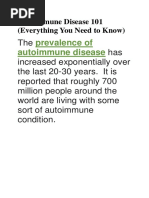 Biology Project For Class 12 | PDF | Autoimmune Disease | Crohn's Disease