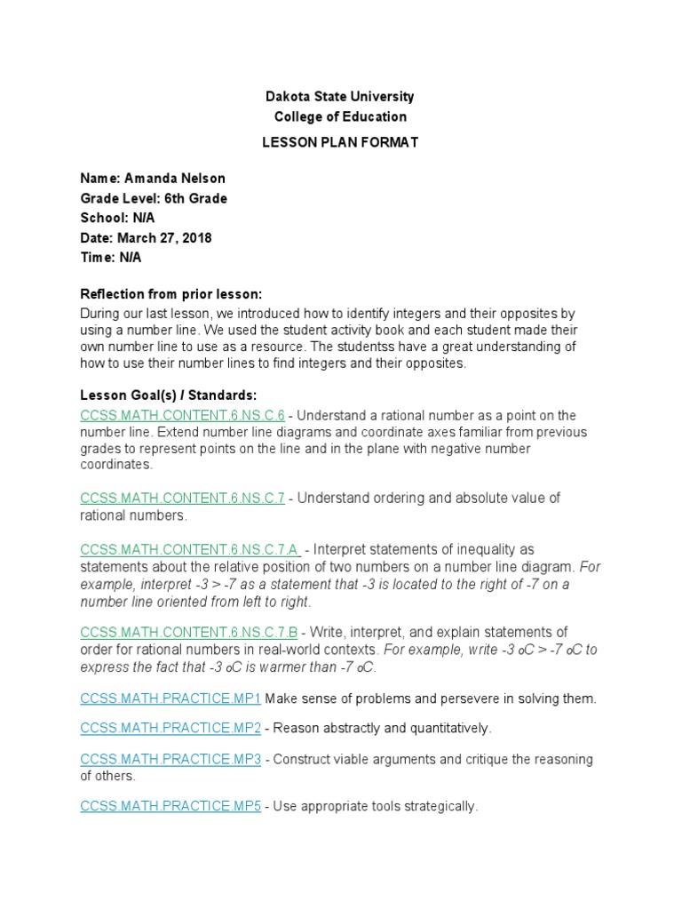 Nelson - 6thg Math | PDF | Numbers | Rational Number