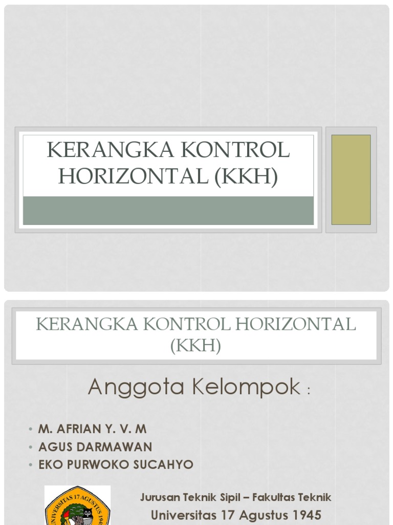 Kerangka Kontrol Horisontal (KKH) | PDF