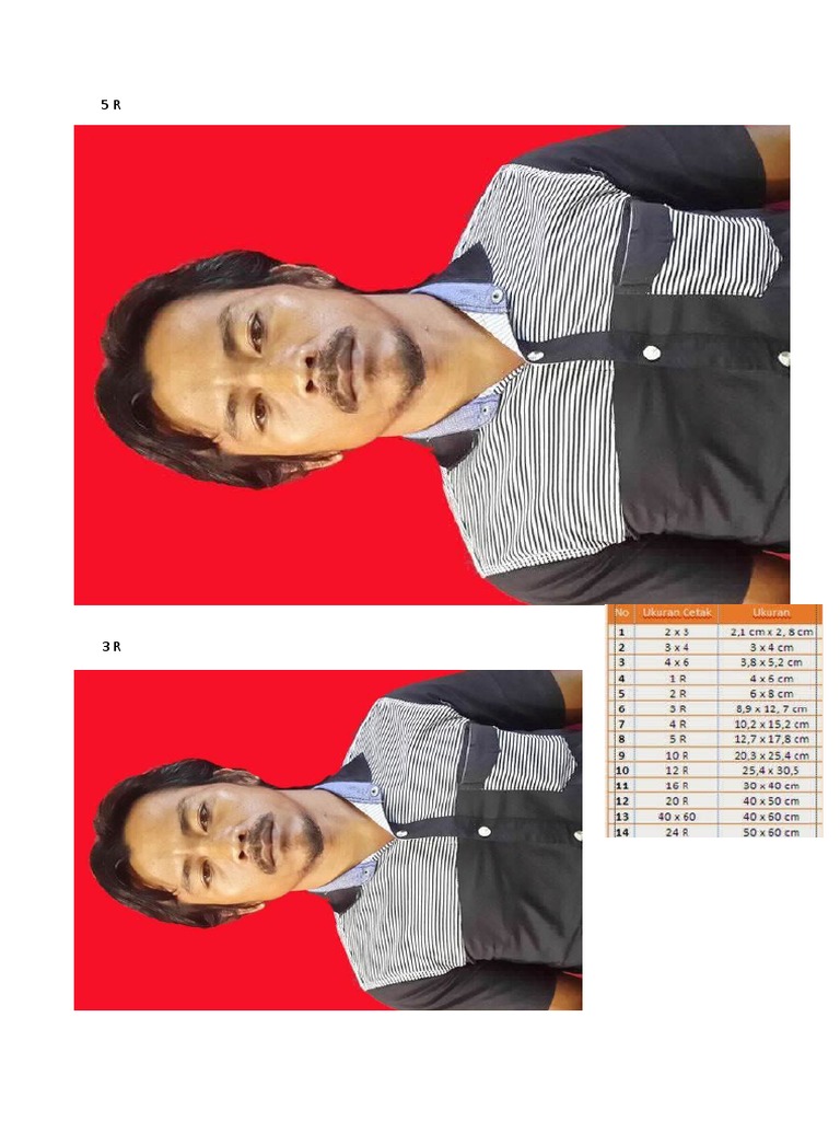 Ukuran Foto 5 R Dan 3 R | PDF