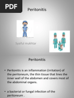 Key Peritoneal Signs of Peritonitis | PDF | Peritoneum | Abdomen