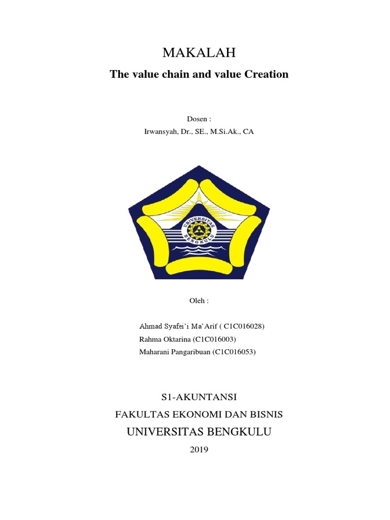The Value Cahin and Value Creation | PDF | Competitive Advantage | Resource