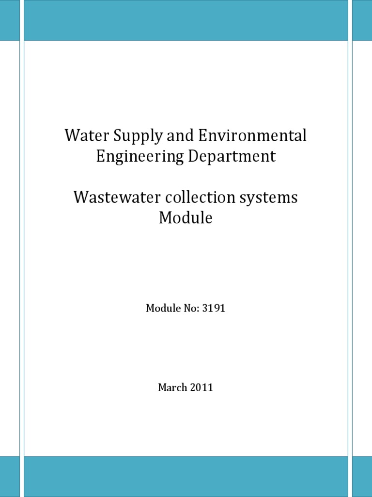 Module - Partially - Edited22 PDF | PDF | Sanitary Sewer | Sewage Treatment