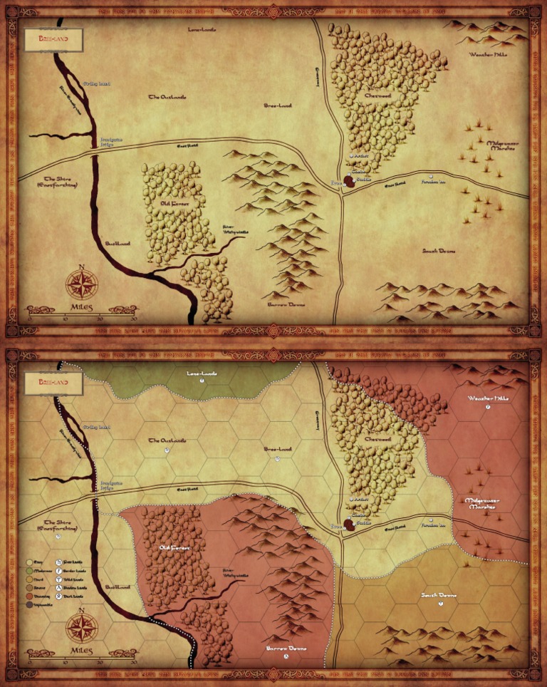 Lotr Bree Map Ebook | PDF