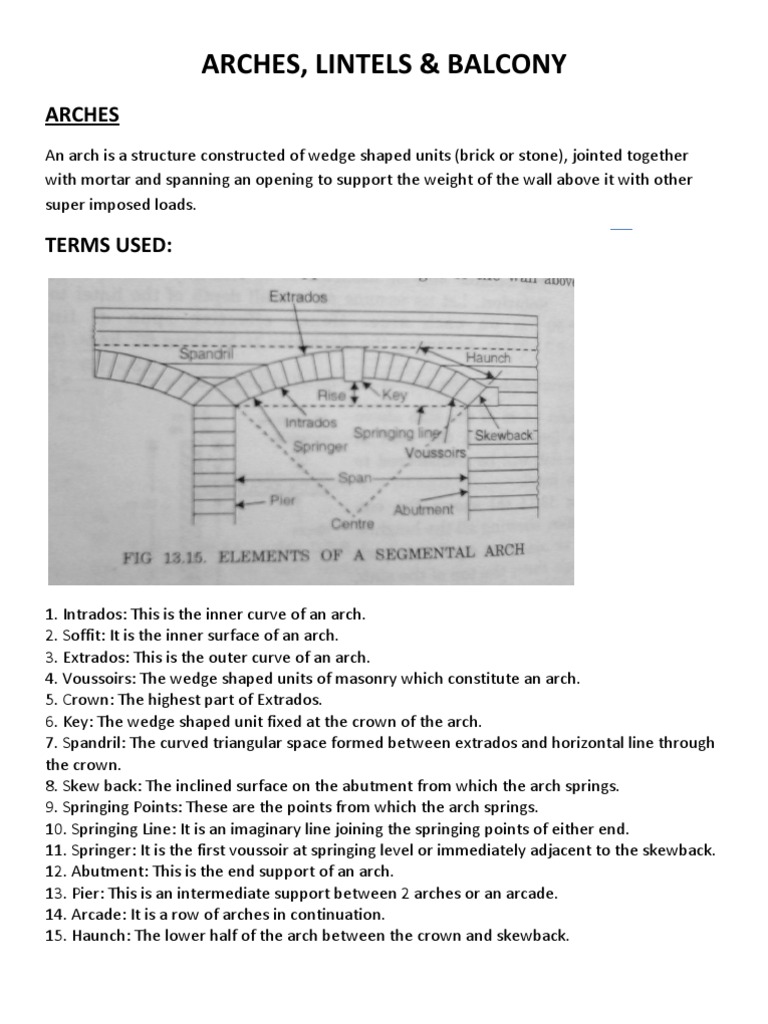 Arches | PDF | Concrete | Masonry