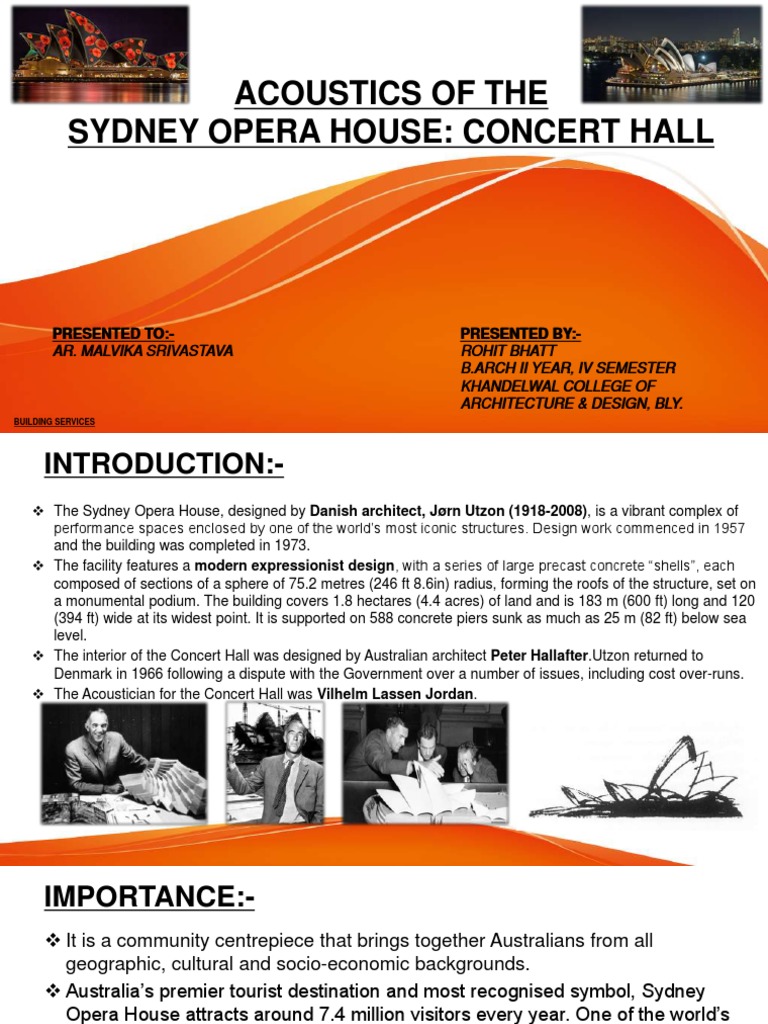 Sydney Opera House Concert Hall Acoustics | PDF | Theatre ...
