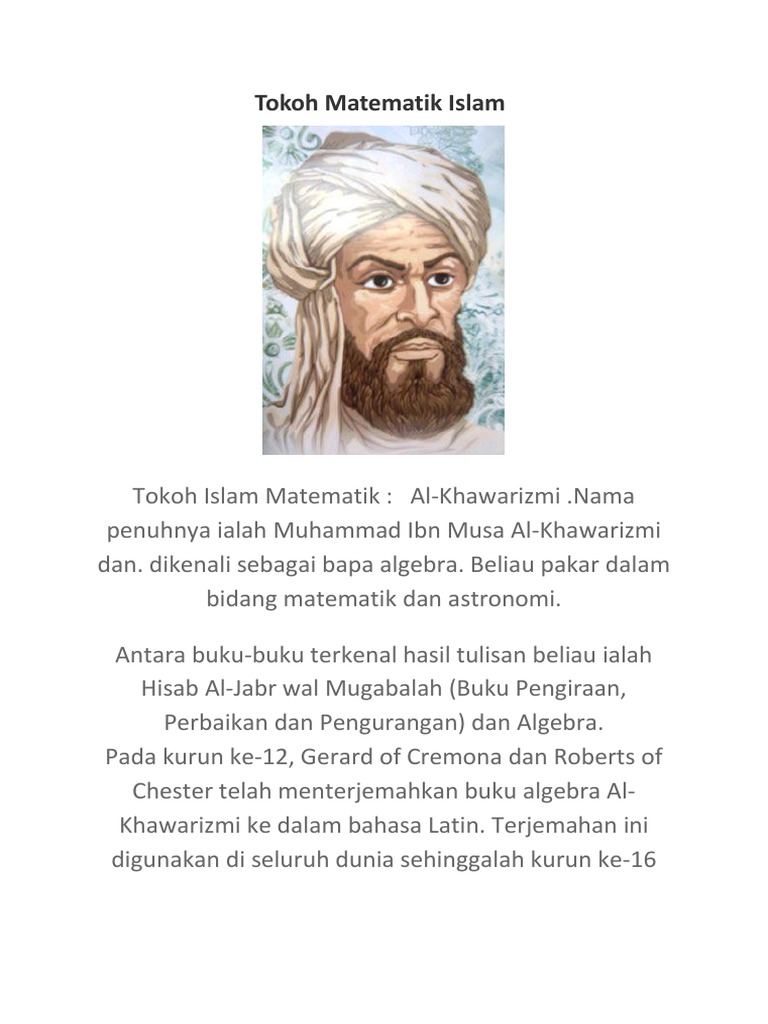 Tokoh Matematik Islam | PDF