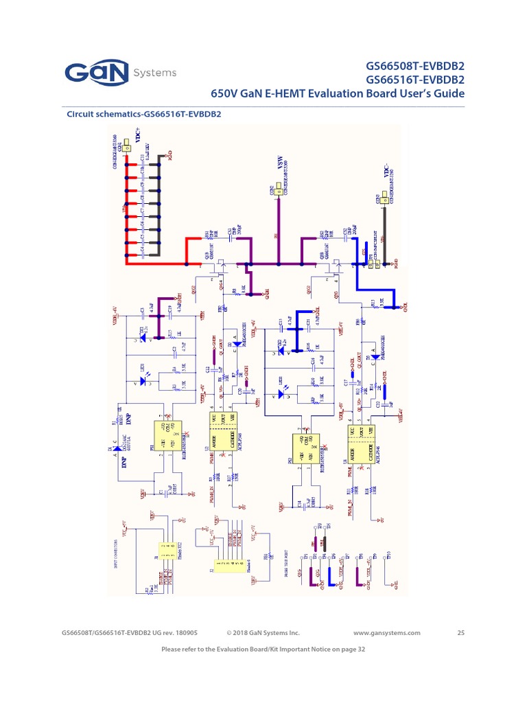 Gs66508T-Evbdb2 Gs66516T-Evbdb2 650V Gan E-Hemt Evaluation Board User'S ...