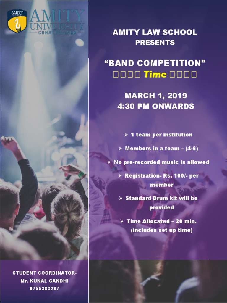 Time अअअअ: "Band Competition" | PDF