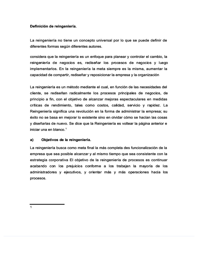 Reingenieria de Raymond Manganelli y Mark Klein | PDF | Diseño | Business