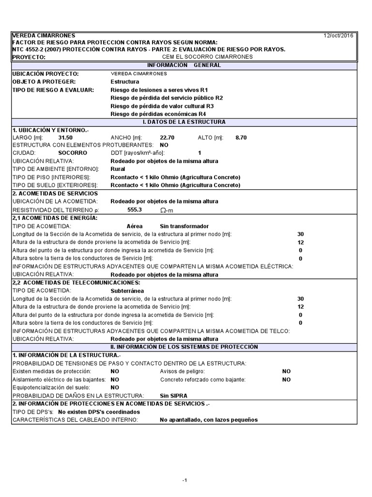 Norma Tecnica NTC Colombiana 4552-2 | PDF | Riesgo | Naturaleza