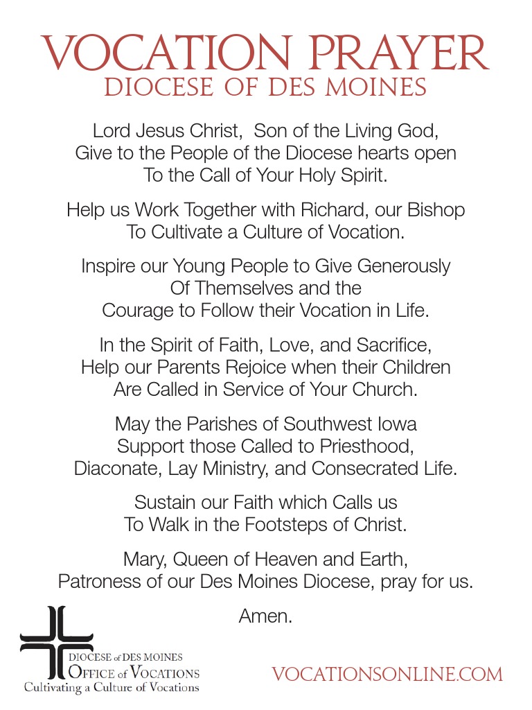 Prayer for Vocations in Des Moines | PDF | Social Science